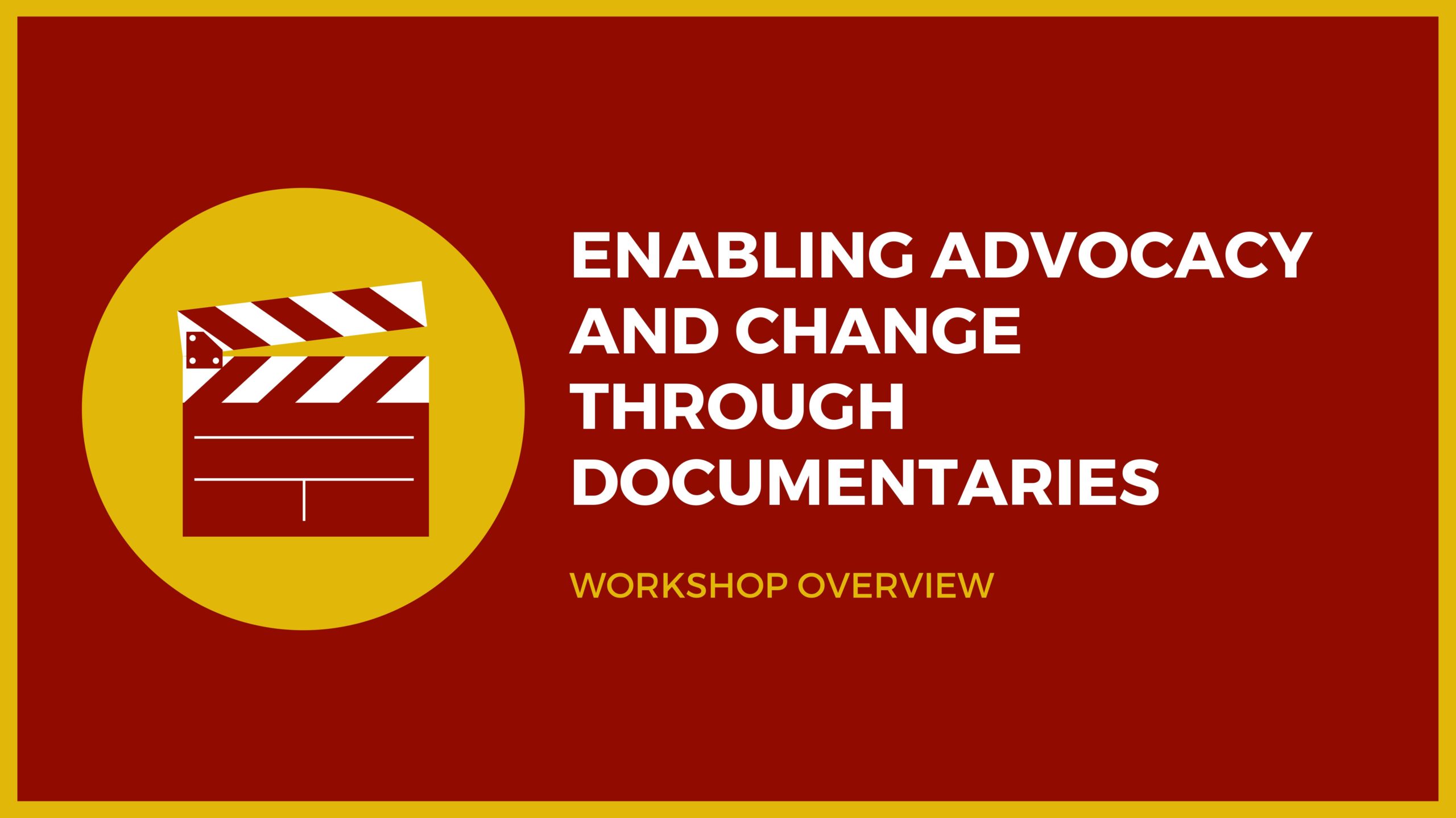 Enabling Advocacy & Change Through Documentaries • Ashank Desai Centre ...