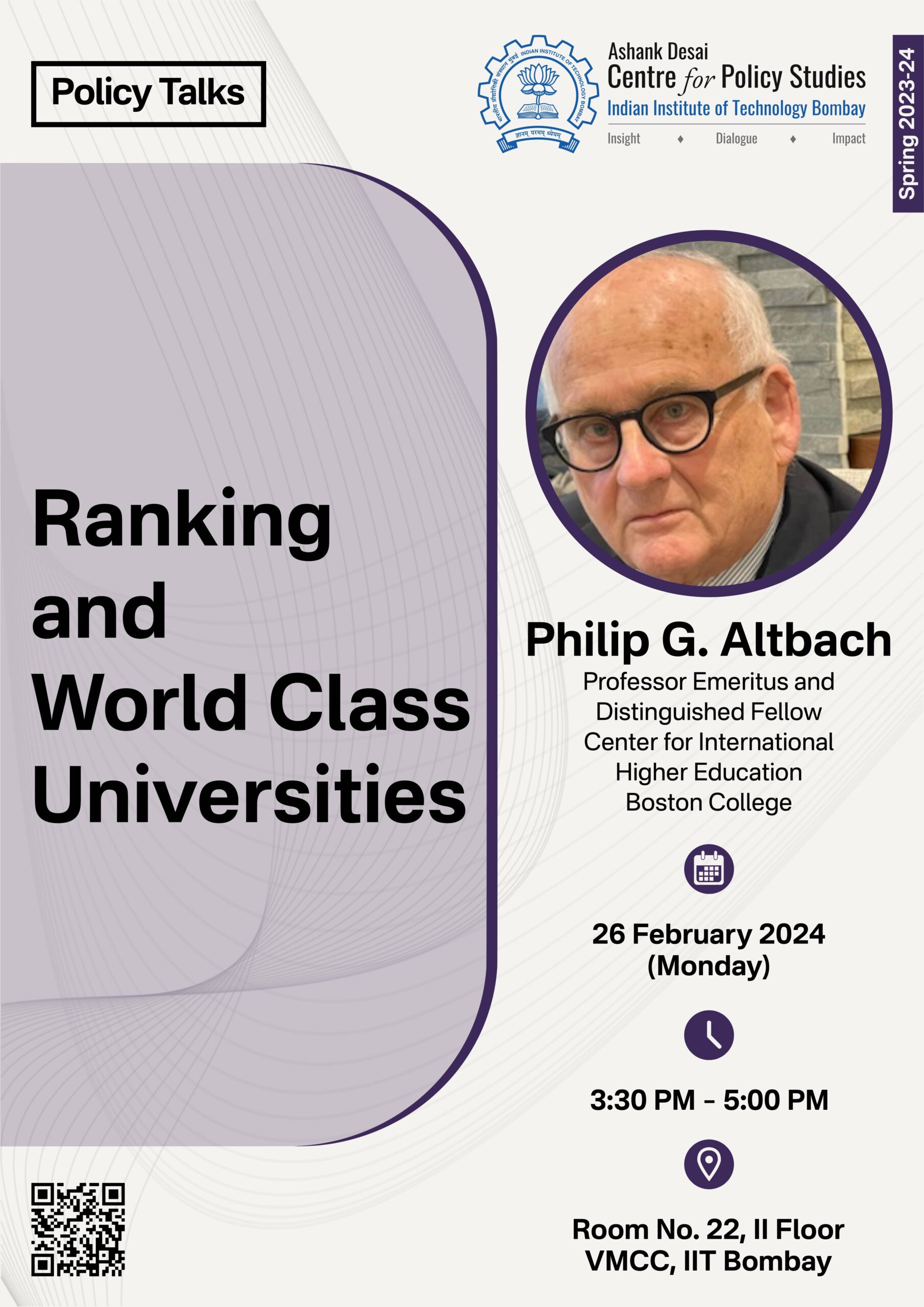 Ranking and World Class Universities • Ashank Desai Centre for Policy ...
