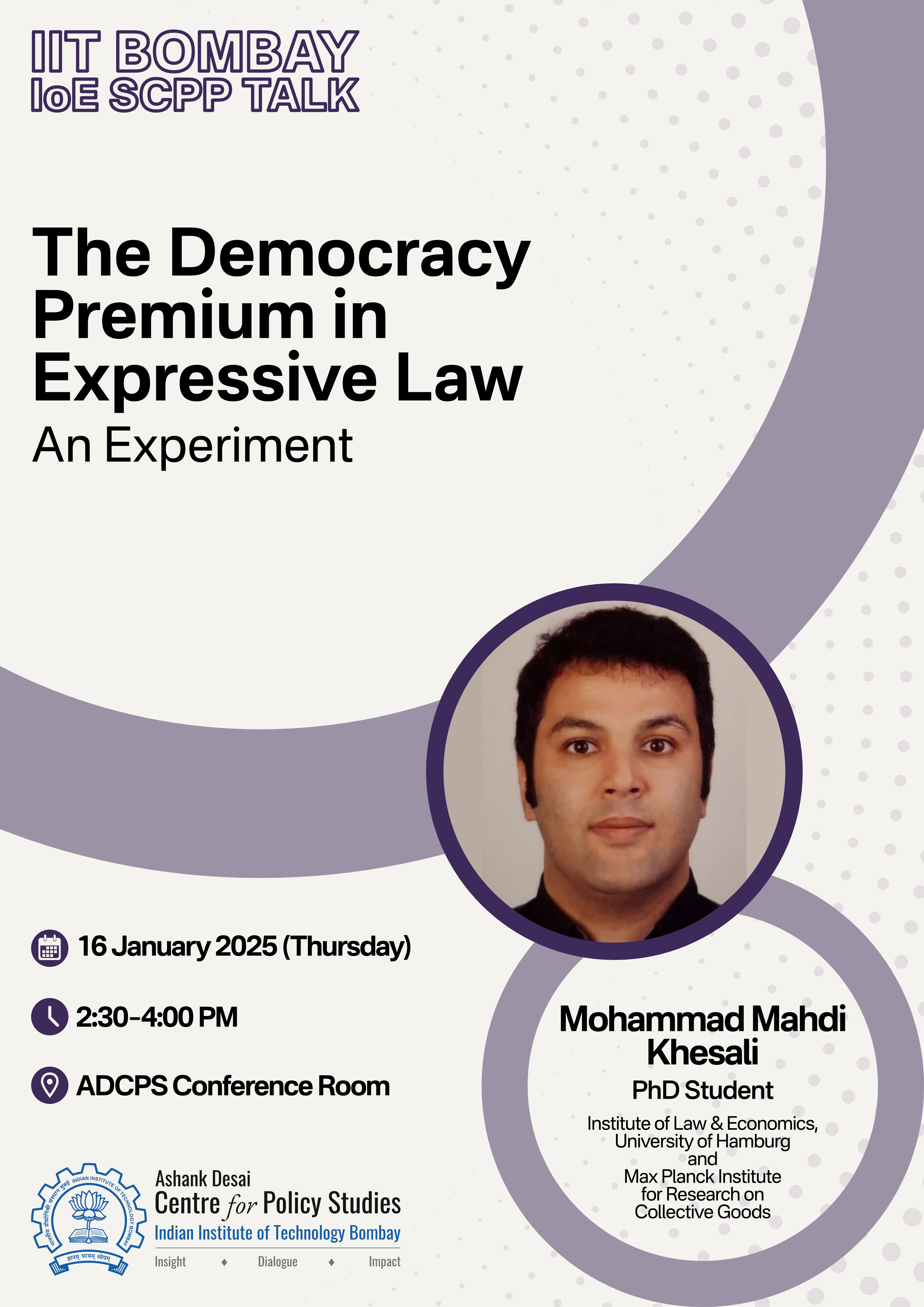 The Democracy Premium in Expressive Law: An Experiment • Ashank Desai ...